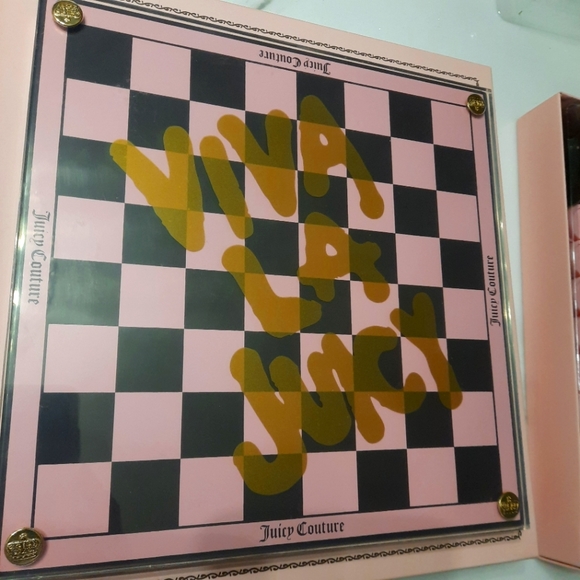 Juicy Couture | Other | Juicy Couture Checkers Set Y2k Vintage New ...